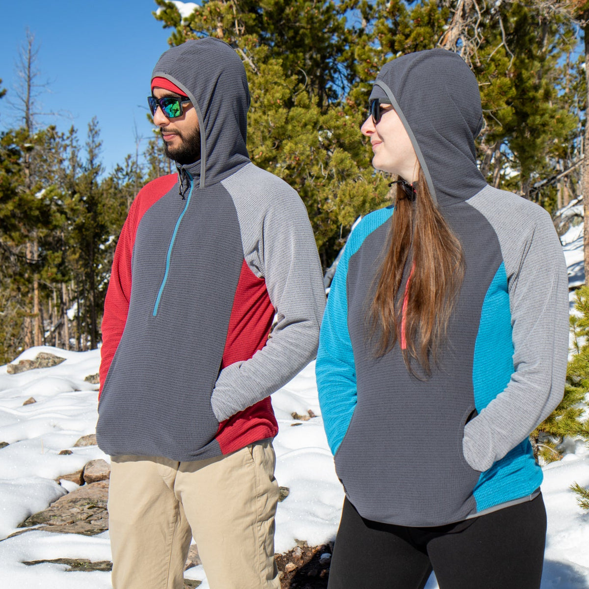 CAMP Half Zip Pullovers - Hood – SkyGOAT