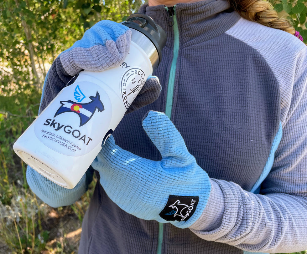 SkyGOAT CAMP Mittens | Microgrid Fleece
